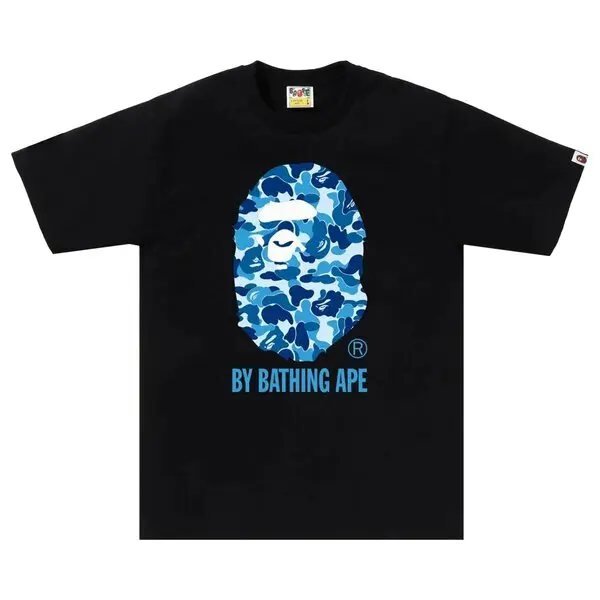 A BATHING APE Abc Camo Bathing Ape Tee - Black