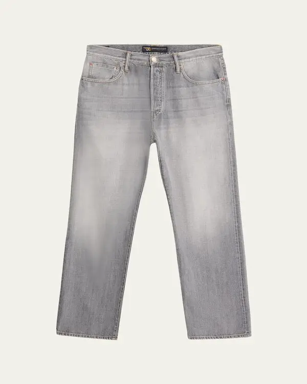 THE SEVEN CONTINENTS Jack Grey Denim Relaxed-fit Jeans