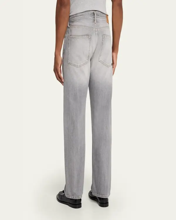 THE SEVEN CONTINENTS Jack Grey Denim Relaxed-fit Jeans
