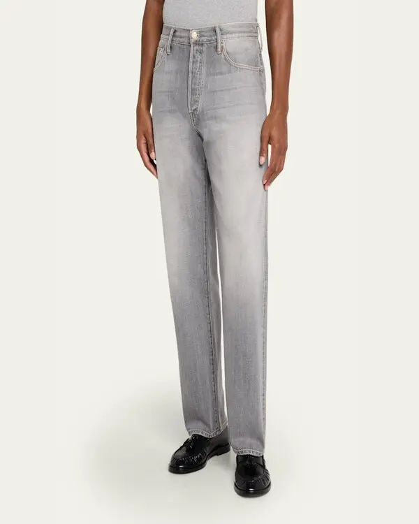 THE SEVEN CONTINENTS Jack Grey Denim Relaxed-fit Jeans