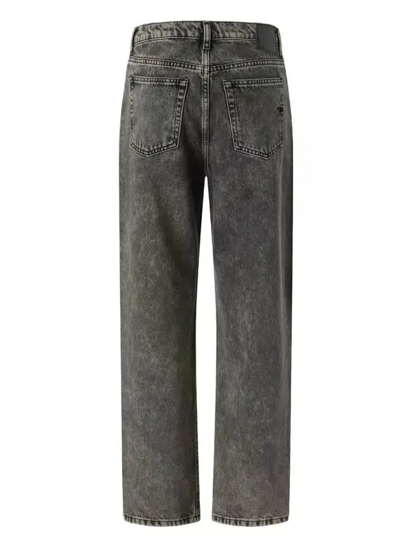 Pinko Crystal-embellished Stonewash Jeans