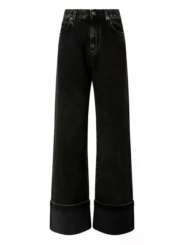 Pinko Folded-hem Jeans