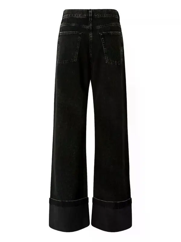 Pinko Folded-hem Jeans