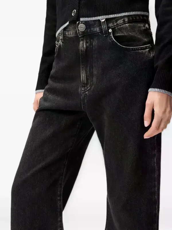 Pinko Folded-hem Jeans