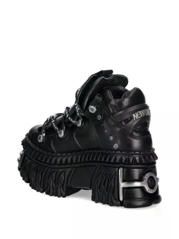 NEW ROCK Flame Detailed Platform Sneakers