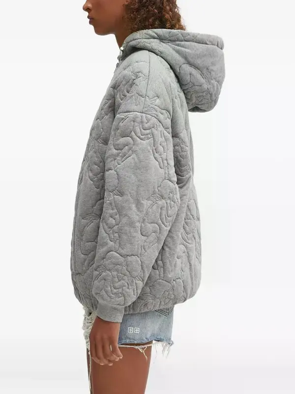Fiorucci Quilted Zip-up Hoodie