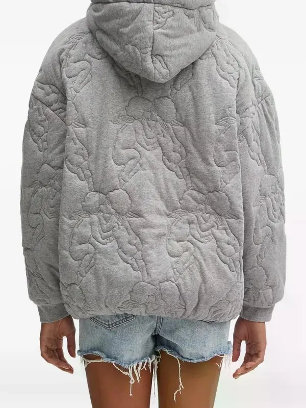 Fiorucci Quilted Zip-up Hoodie