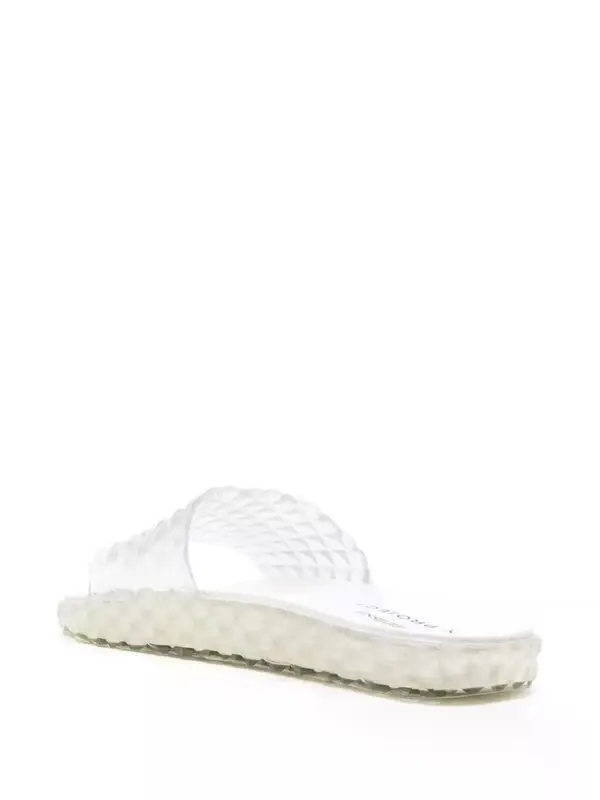 Melissa Court Slip-on Slides - Neutrals