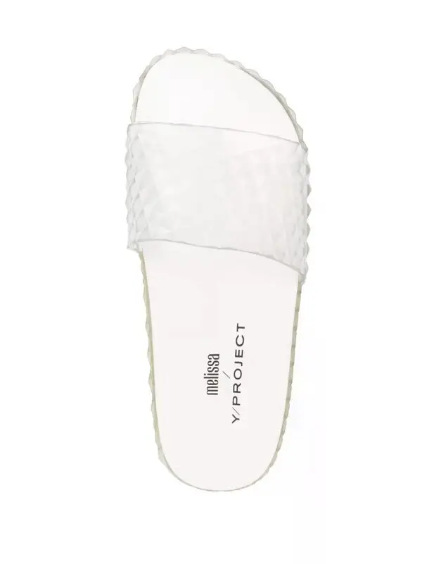 Melissa Court Slip-on Slides - Neutrals
