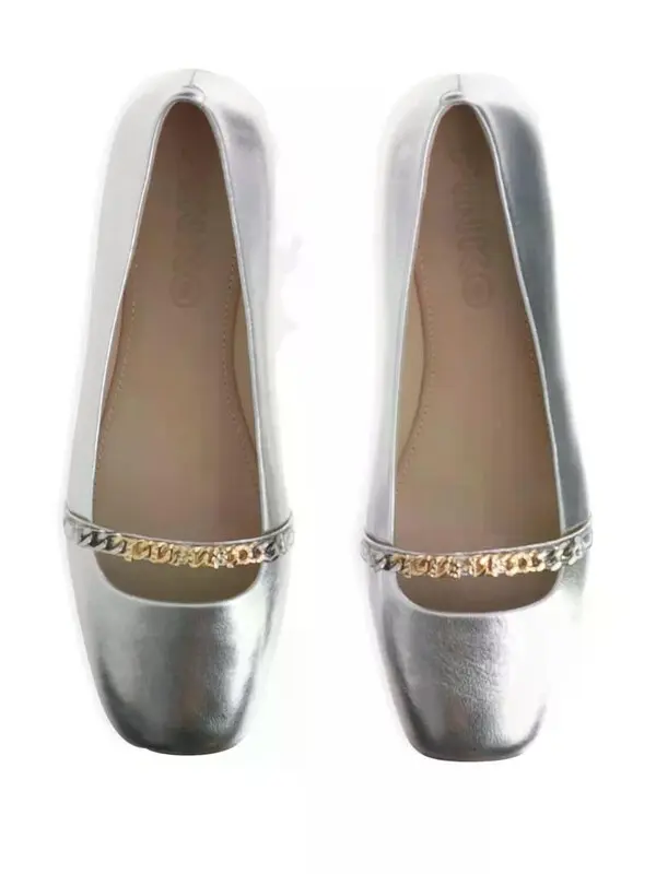 Pinko Chain-embellished Ballet Flats