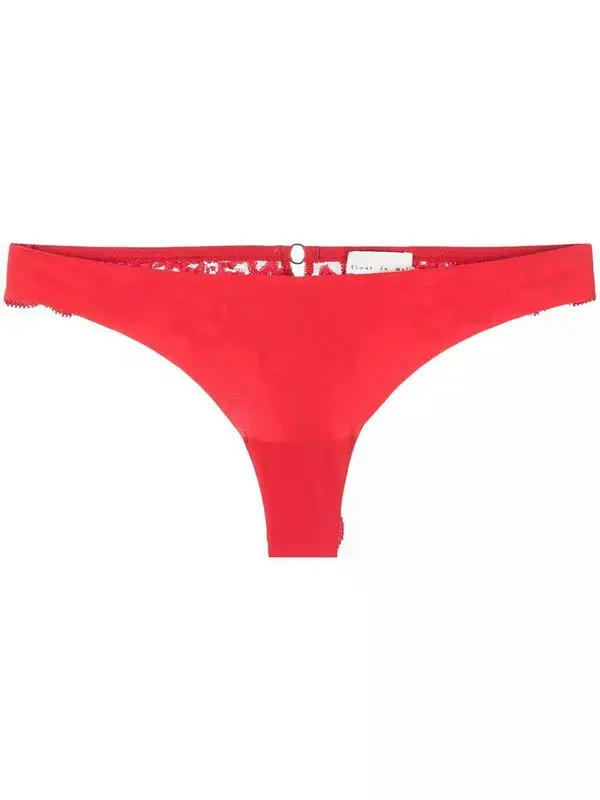 FLEUR DU MAL Charlotte Seamless Lace Thong