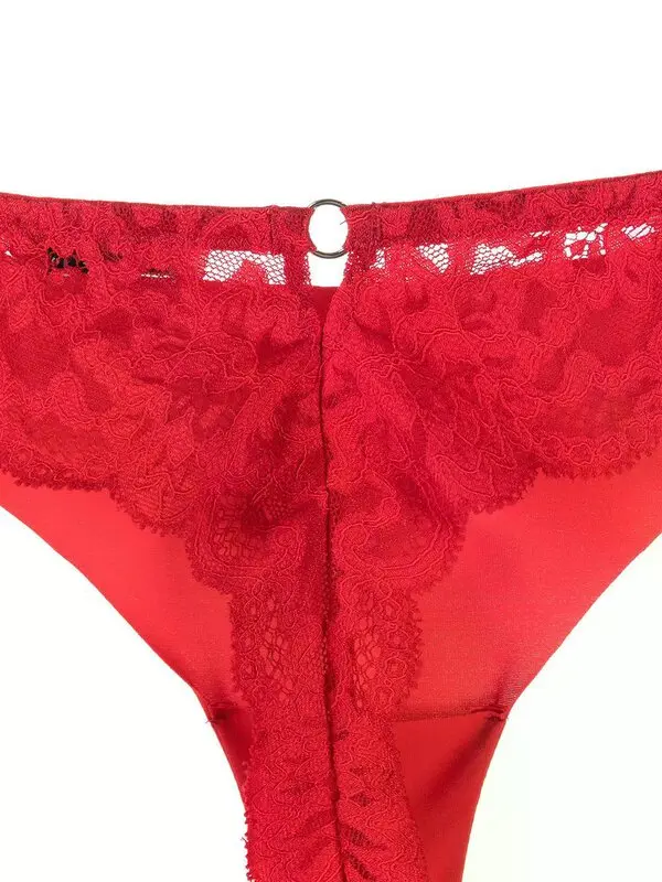 FLEUR DU MAL Charlotte Seamless Lace Thong