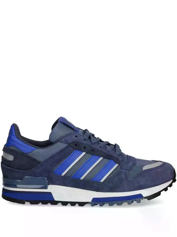 Adidas Zx 600 Suede And Leather Sneakers - Blue