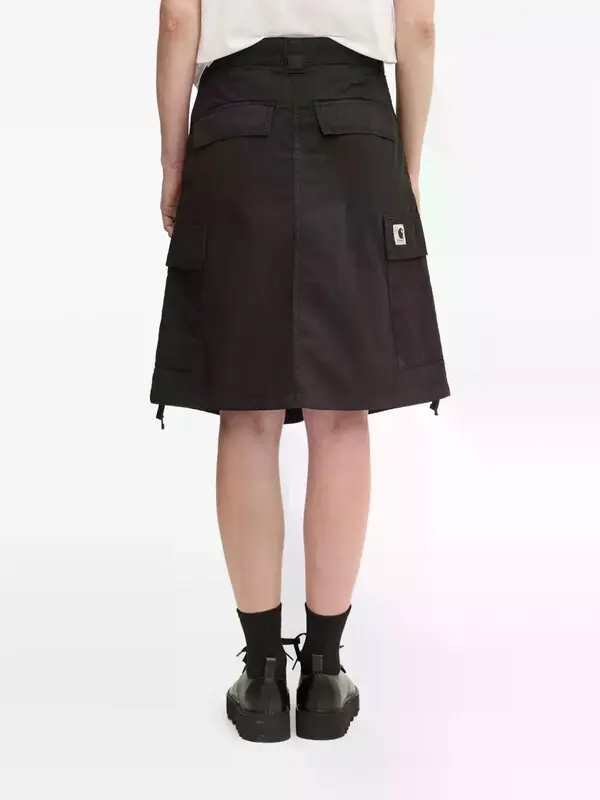 Carhartt Work In Progress Kingston Drawstring Midi Skirt - Black