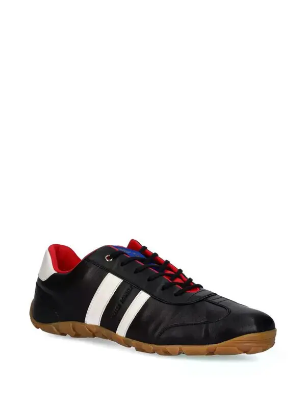 WALES BONNER Cadence Striped Leather Sneakers