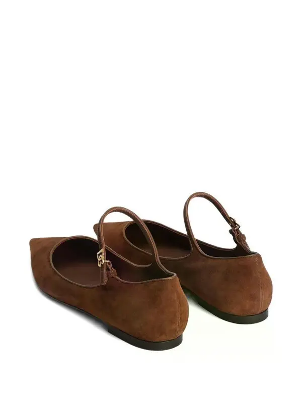 Dolce & Gabbana Pointed-toe Ankle-strap Flats