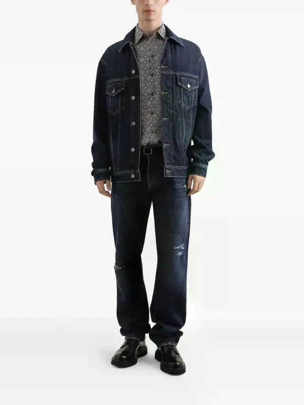 Dolce & Gabbana Distressed Ripped Jeans