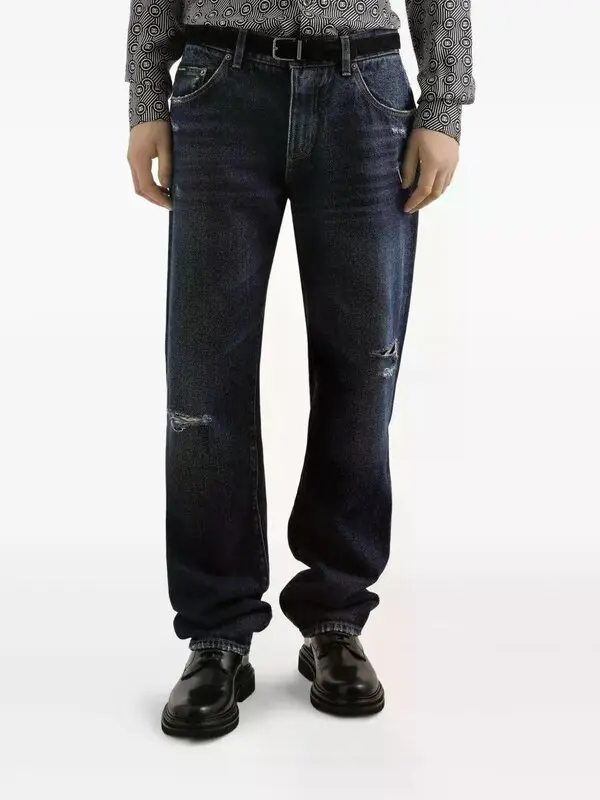 Dolce & Gabbana Distressed Ripped Jeans