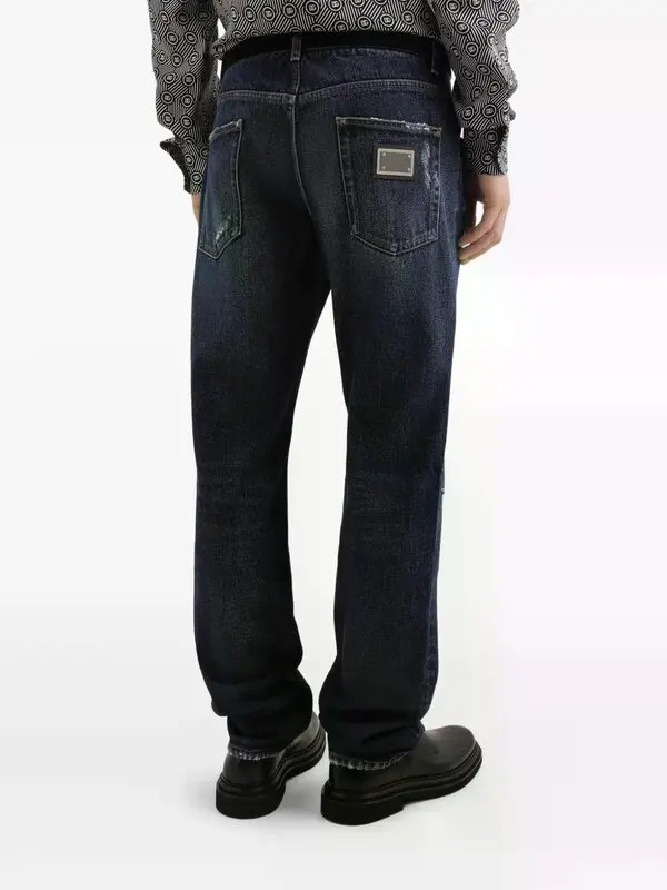 Dolce & Gabbana Distressed Ripped Jeans