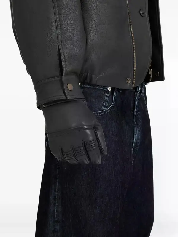 MAISON MARGIELA Panelled Leather Gloves