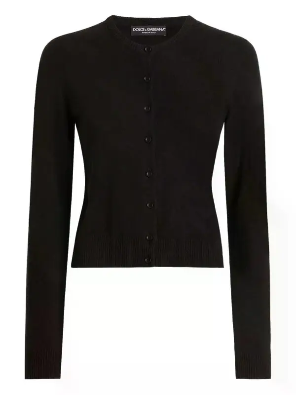Dolce & Gabbana Button-front Cardigan - Black