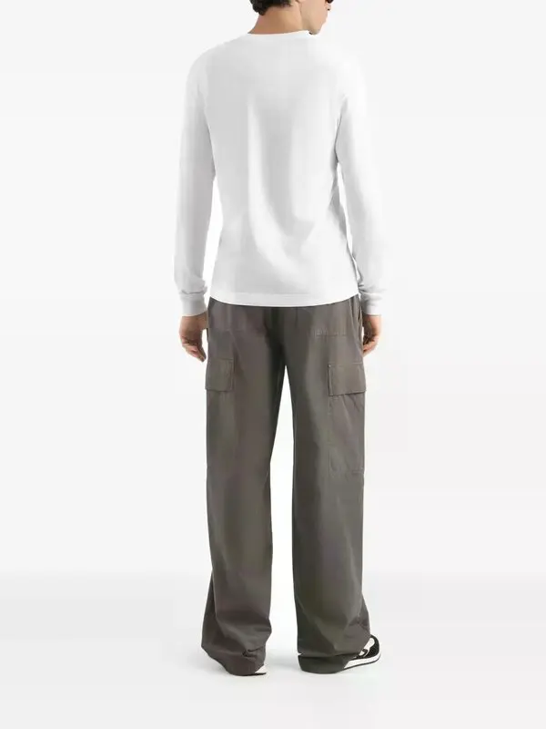 Dolce & Gabbana Long-sleeve Cotton T-shirt - White