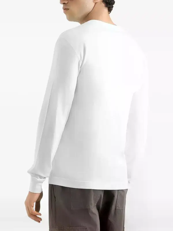 Dolce & Gabbana Long-sleeve Cotton T-shirt - White