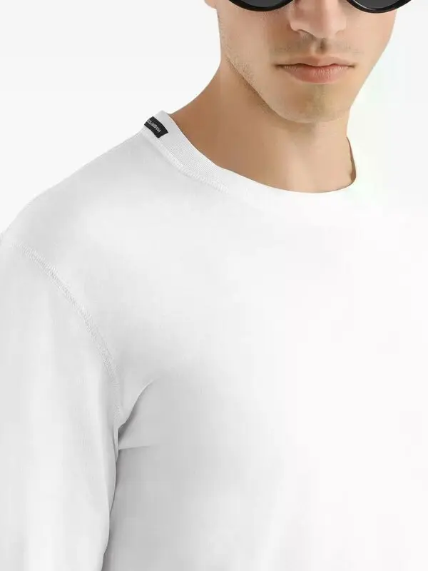 Dolce & Gabbana Long-sleeve Cotton T-shirt - White