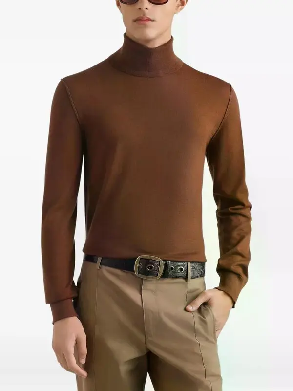 Dolce & Gabbana Turtleneck Sweater - Brown