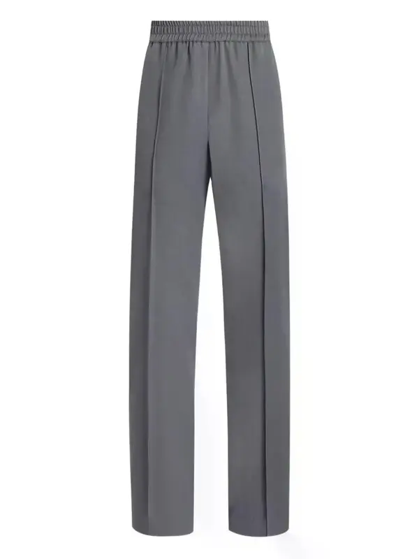 Dolce & Gabbana Raised-seam Elastic-waist Trousers - Grey