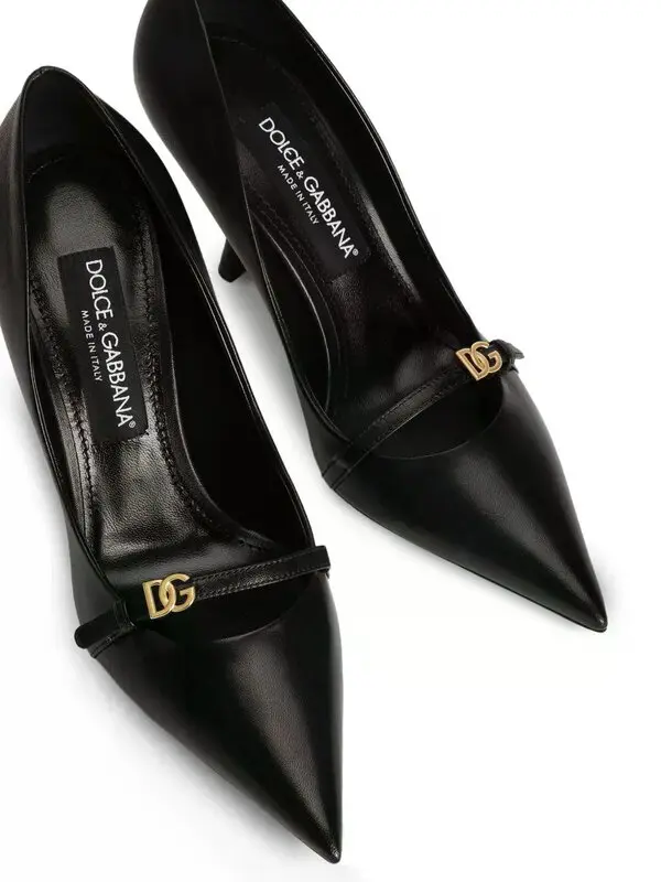Dolce & Gabbana 90mm Leather Pointed-toe Pumps
