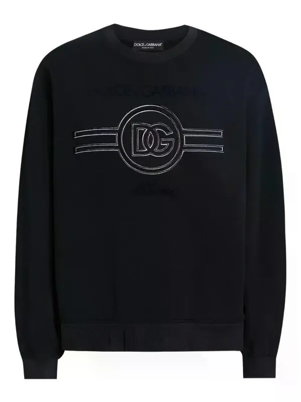 Dolce & Gabbana Logo-embellished Crew-neck Sweatshirt