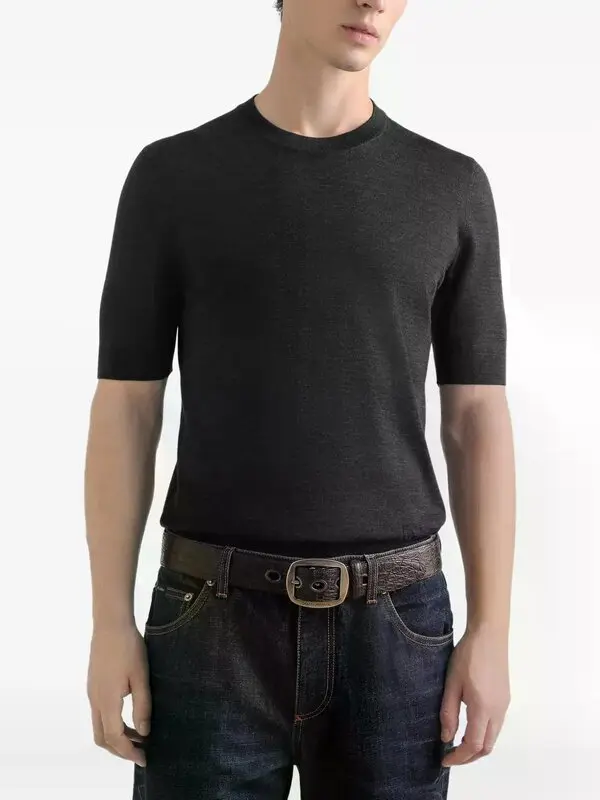 Dolce & Gabbana Short-sleeve Crew-neck T-shirt - Black