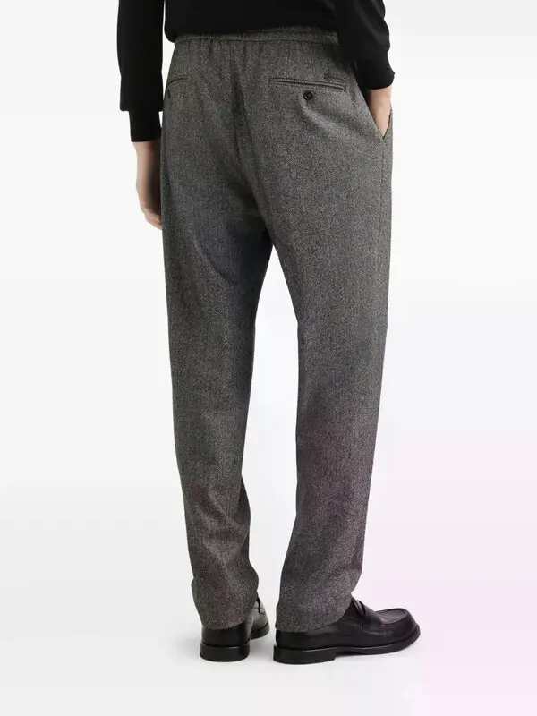 Dolce & Gabbana Pleated Drawstring Trousers - Grey