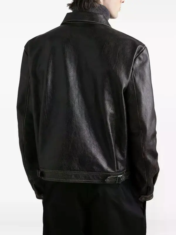 Dolce & Gabbana Zip-fastening Leather Jacket