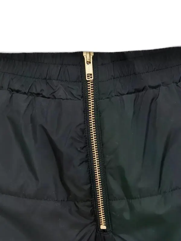 NOTES DU NORD Quilted Zip-front Shorts