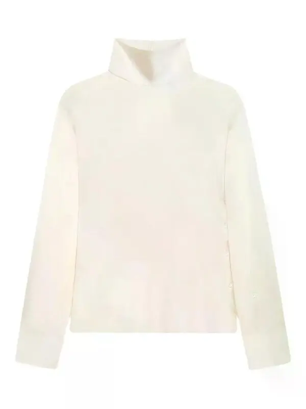 COURREGES High-neck Asymmetrical Top
