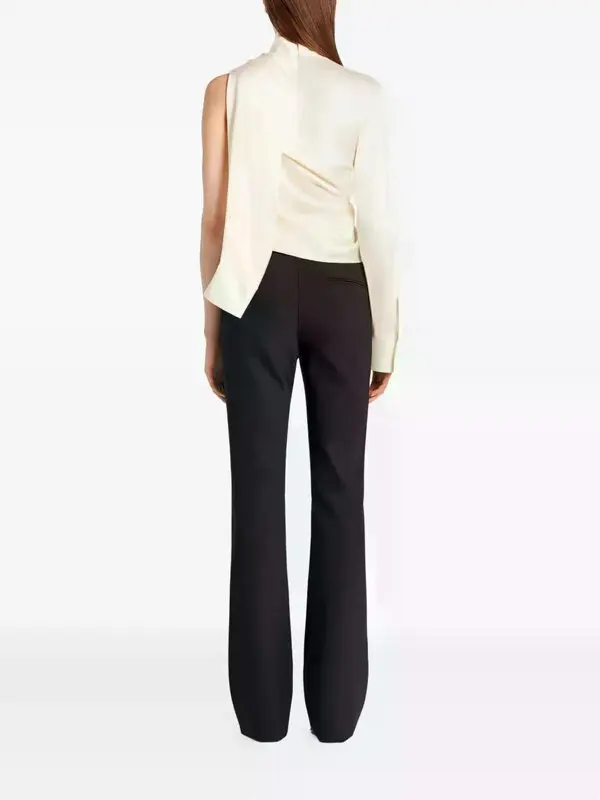 COURREGES High-neck Asymmetrical Top