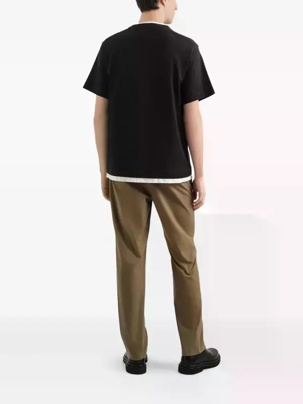 Dolce & Gabbana Logo-embroidered T-shirt - Black