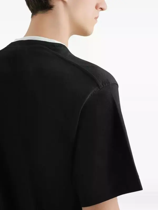 Dolce & Gabbana Logo-embroidered T-shirt - Black