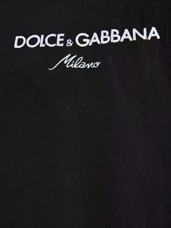 Dolce & Gabbana Cotton T-shirt With Embroidery