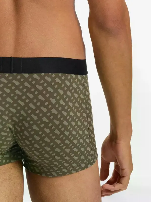 BOSS Geometric-pattern Boxer Shorts