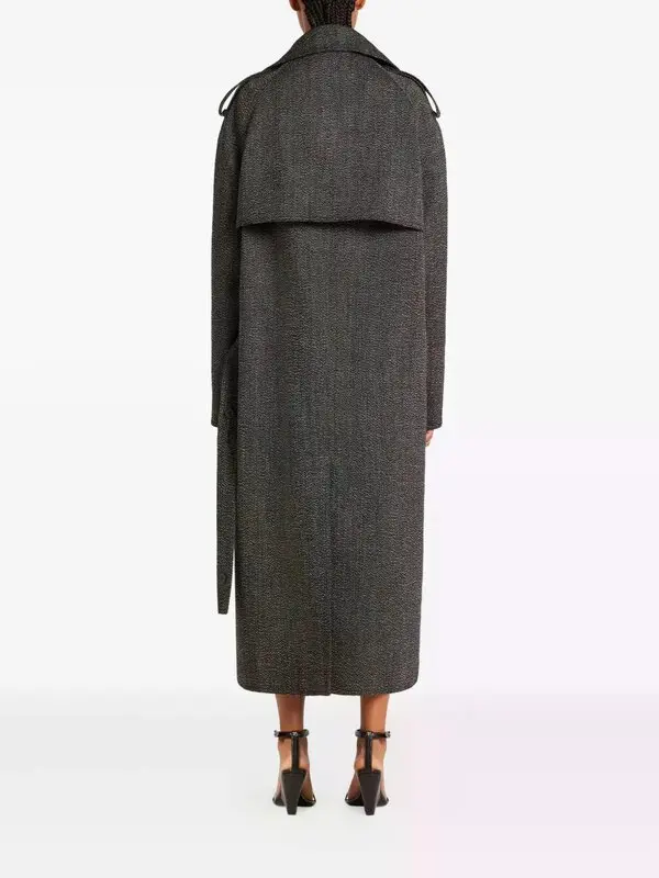COURREGES Asymmetric-collar Long Coat