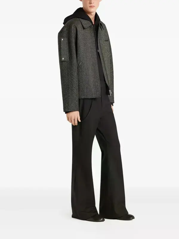 COURREGES Textured Zip-up Jacket