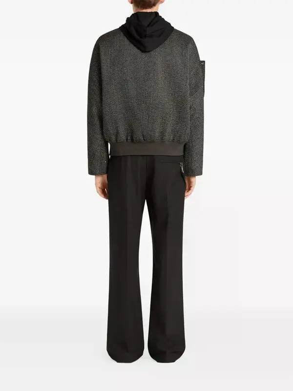 COURREGES Textured Zip-up Jacket