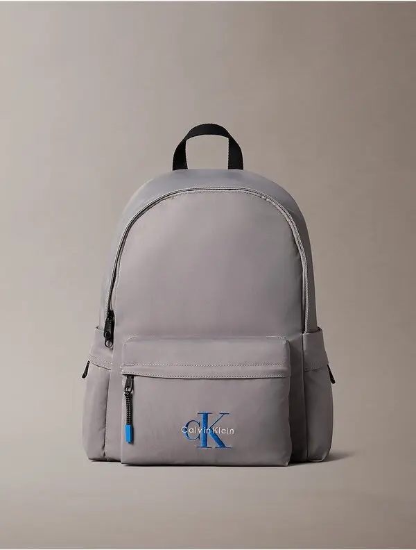 Calvin Klein Nylon Round Backpack - Cloudburst