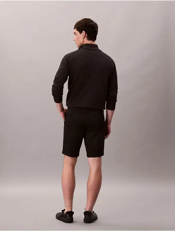 Calvin Klein Refined Stretch Tailored Shorts - Black