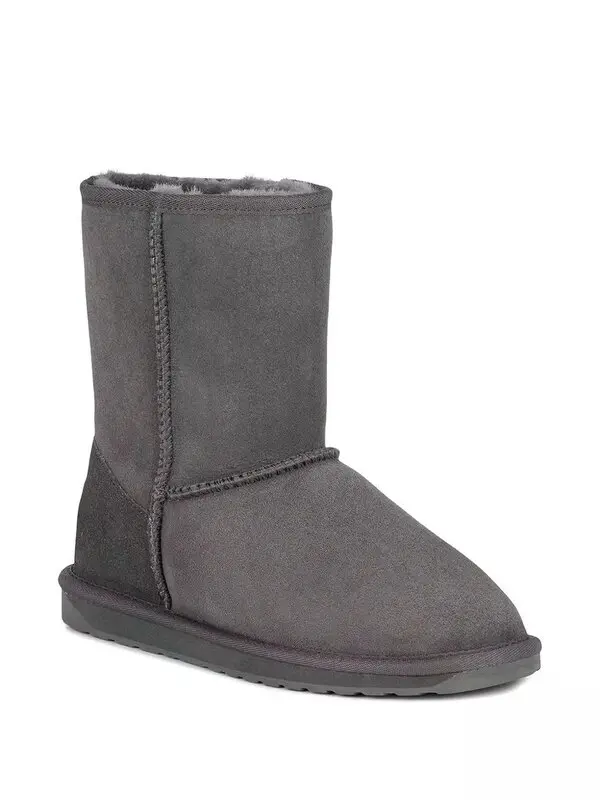 EMU AUSTRALIA Suede Slip-on Boots - Grey