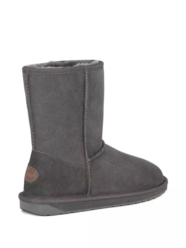 EMU AUSTRALIA Suede Slip-on Boots - Grey