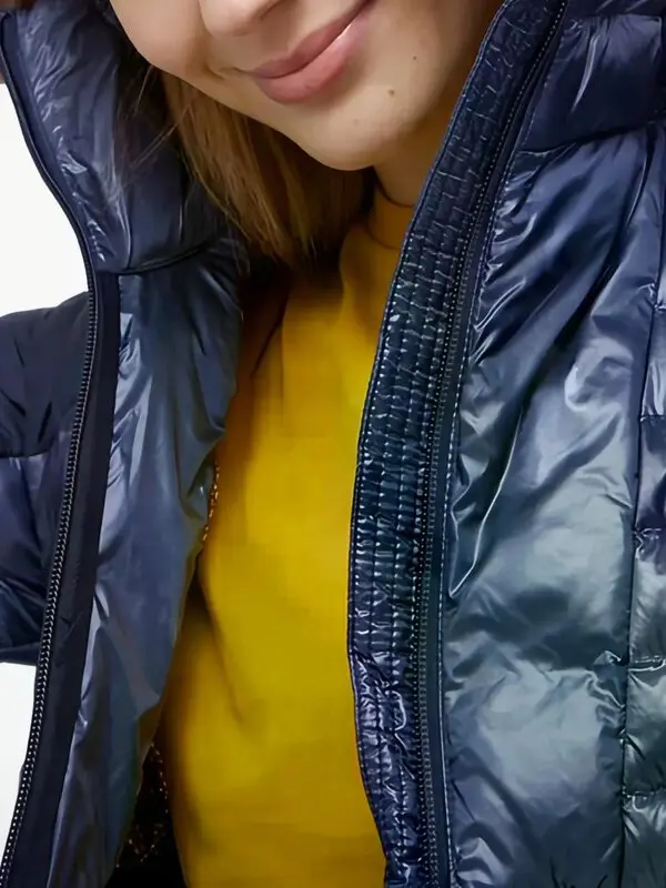 Columbia Hooded Puffer Jacket - Blue